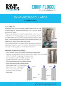 Dynamic Flocculator - EQUIP FLOCCU - EQUIPWATER