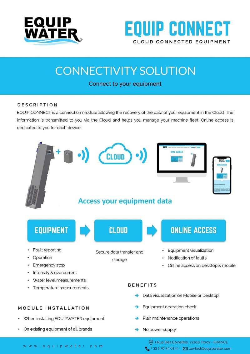 Connection Service & Remote control - EQUIPWATER